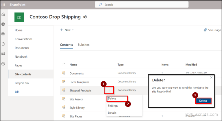 How to Manage SharePoint Document Library in Microsoft 365