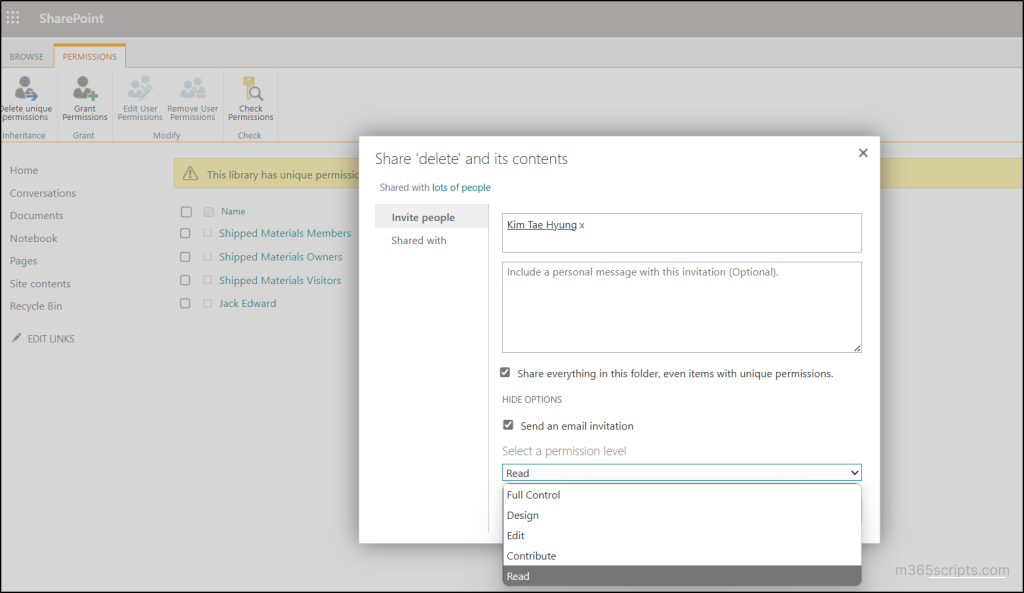 How to Manage SharePoint Document Library in Microsoft 365