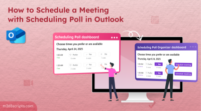 How to Schedule a Meeting with Scheduling Poll in Outlook - Microsoft ...