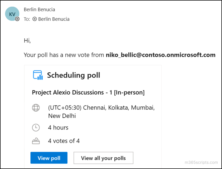 How to Schedule a Meeting with Scheduling Poll in Outlook - Microsoft ...