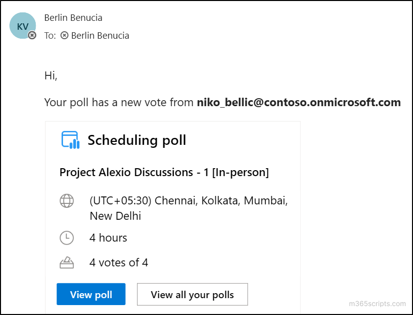 How to Schedule a Meeting with Scheduling Poll in Outlook - Microsoft 365 Scripts