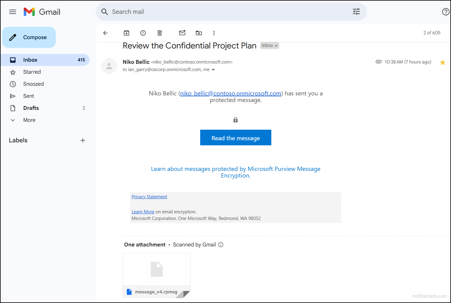 Automate Email Encryption with Mail Flow Rule in Microsoft 365