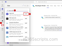 Approvals App in Microsoft teams