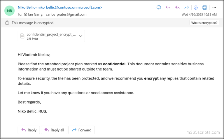 Automate Email Encryption with Mail Flow Rule in Microsoft 365