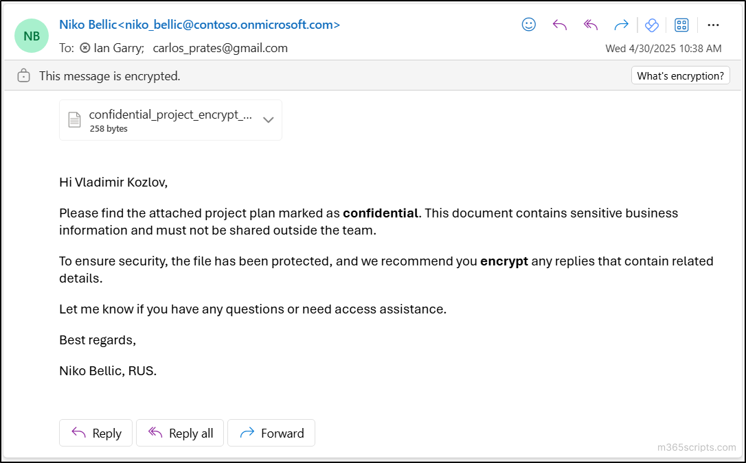 Automate Email Encryption with Mail Flow Rule in Microsoft 365