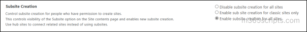 How To Manage Subsites In Sharepoint Online Using Powershell