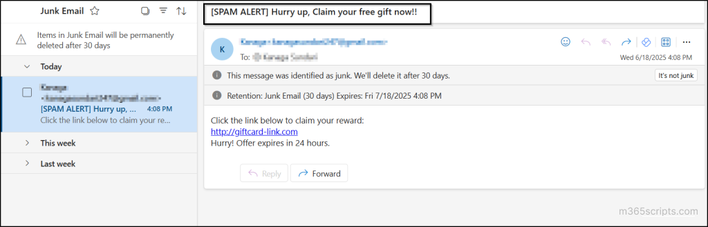 Filter Spam Using Mail Flow Rules in Exchange Online