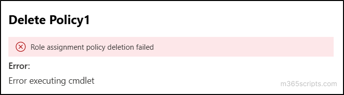 Manage User Role Assignment Policies in Exchange Online