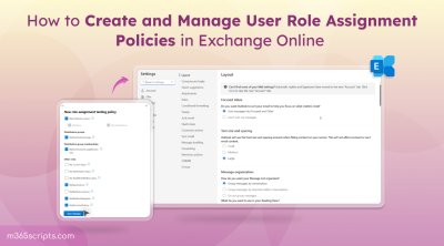 Manage User Role Assignment Policies in Exchange Online