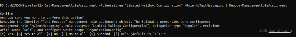 Manage User Role Assignment Policies in Exchange Online