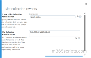 List Site Collection Administrators in All OneDrive User Sites