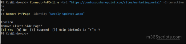 How to Delete SharePoint Pages Using PowerShell