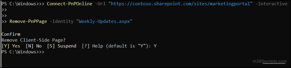 How to Delete SharePoint Pages Using PowerShell