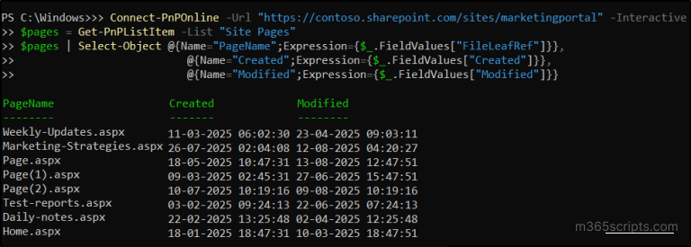 How to Delete SharePoint Pages Using PowerShell
