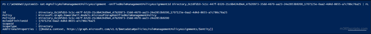 Manage Entra ID PIM Policies Using PowerShell