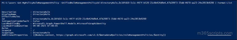 Manage Entra ID PIM Policies Using PowerShell