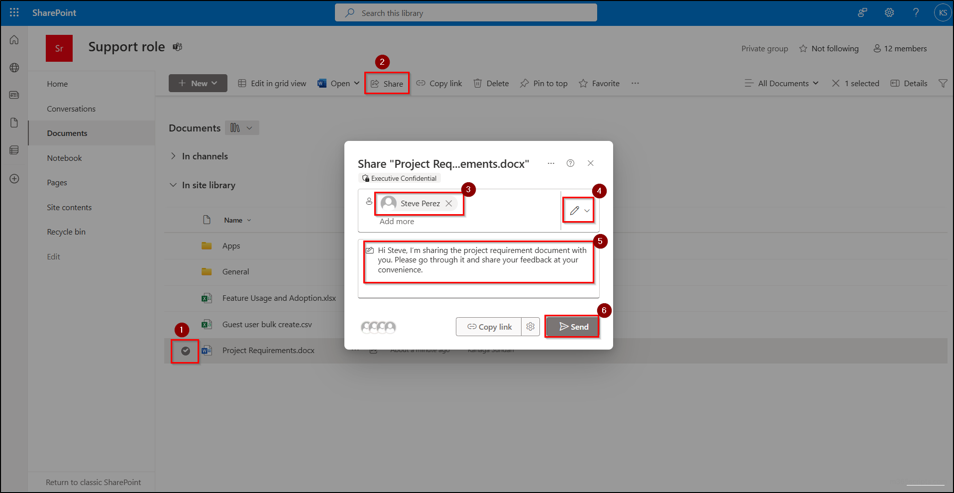 Difference Between Share and Copy Link in SharePoint Online