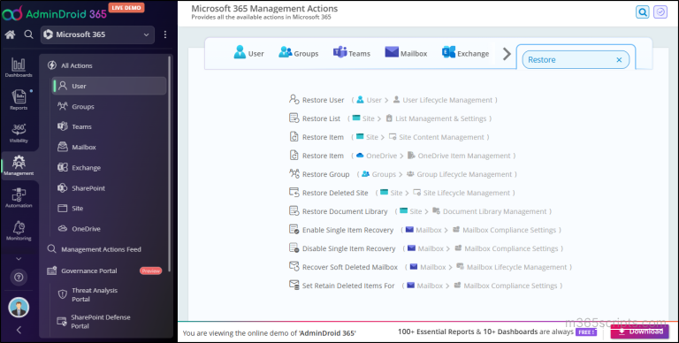 Restore Deleted Objects Using Microsoft Entra PowerShell