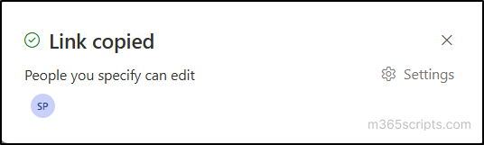 Difference Between Share and Copy Link in SharePoint Online