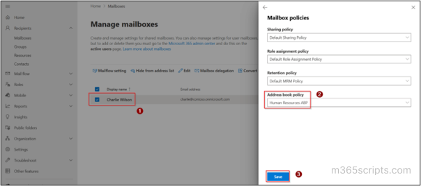 Create and Manage Address Book Policies in Exchange Online