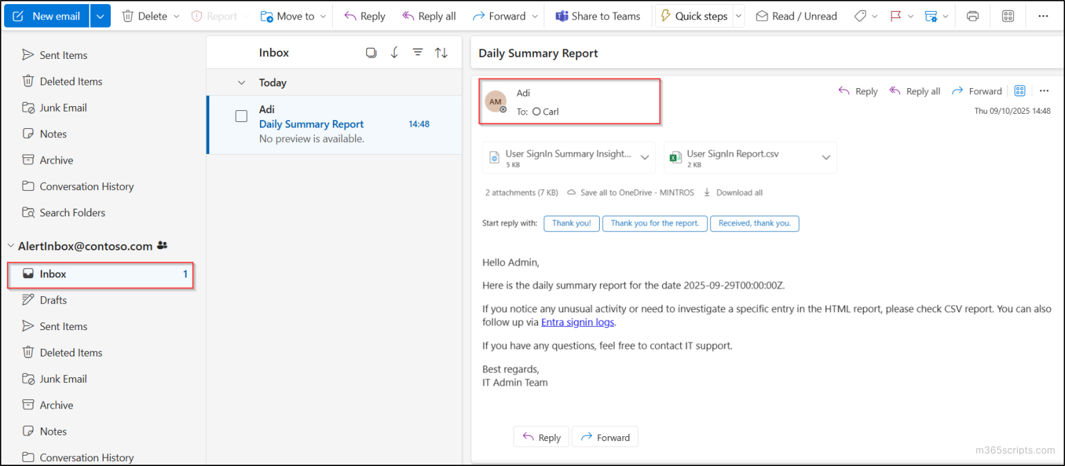 Set Up Mail Flow Rule for Unlicensed Admin in Microsoft 365