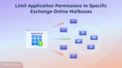 Limit Application Permission to Specific Exchange Online Mailboxes