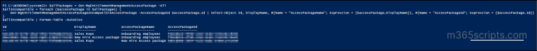 Get Entra Access Package Reports Using PowerShell