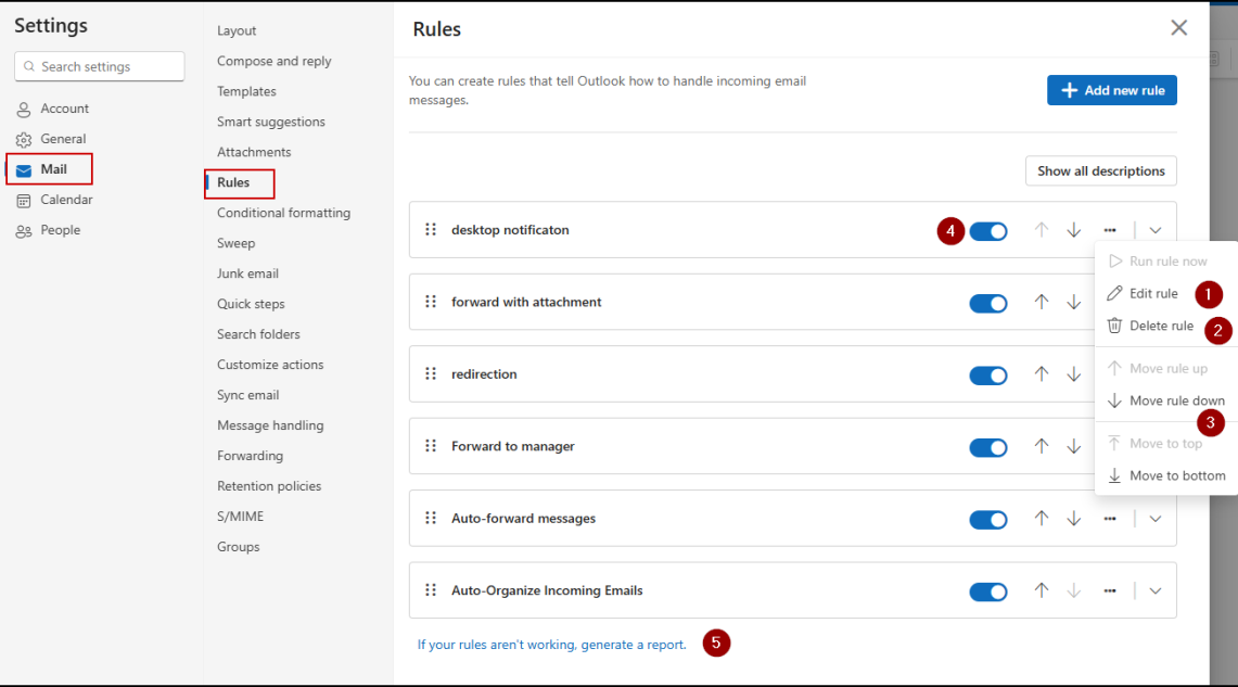 Create and Manage Inbox Rules for Shared Mailboxes