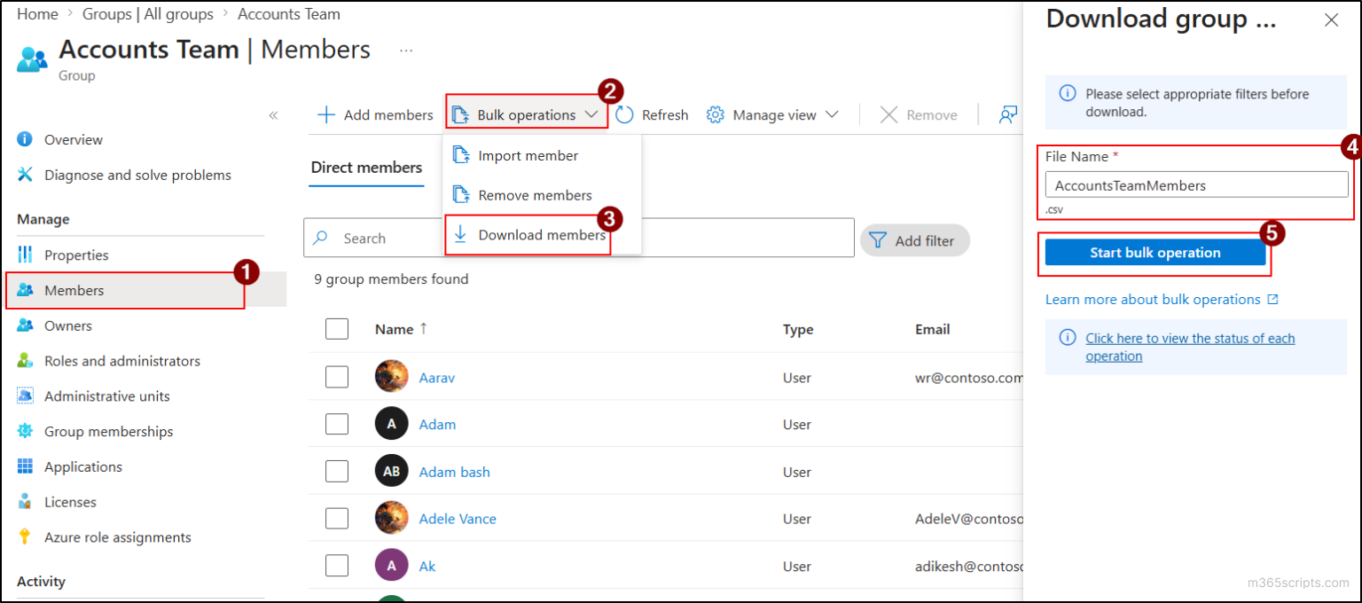 Bulk Manage Group Members in Microsoft Entra ID
